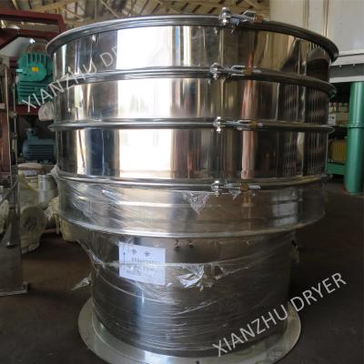 China 50 - 500 kg/h Circular Vibrating Screen Automatic Discharge Continuous Sieve Machine for sale