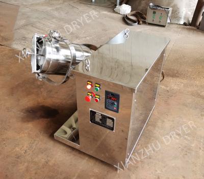 China Food Grade 3D Powder Blender Machine Powder Granule Mixing Equipment for sale