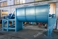 China Density Uniform Horizontal Ribbon Mixing Machine Semi Wet Material Blending Unit for sale