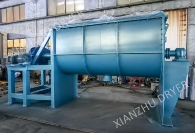 China Density Uniform Horizontal Ribbon Mixing Machine Semi Wet Material Blending Unit for sale