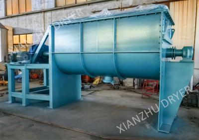 China Powder Liquid Horizontal Powder Ribbon Mixer Gentle Shearing Convective Mixing Unit for sale