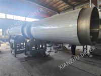 China Industrial Magnetic Powder Rotating Drum Dryer Graphite Activated Clay Drying for sale