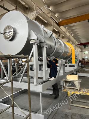 China Industrial Rotary Drum Drying Machine 120-500C Steam Heated for sale