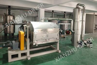 China 10-500kg/h Drum Scraper Dryer Steam Heating Continuous Rotary Drum Dryer for sale
