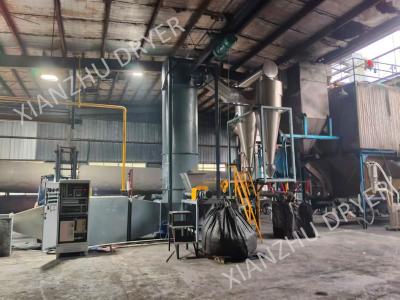 China Steam Filter Cake Drying Machine Low Cost Titanium Dioxide Flash Drying Equipment for sale