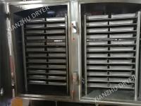 China Steam Thermal Oil Hot Water Heated Vacuum Tray Dryer For Flexible Heat Supply for sale