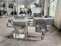 China Uniform Heating Vacuum Rake Dryer Blade Stirring Anti Clumping Machine for sale
