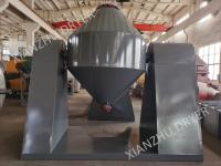 China Detergent Powder Vacuum Dryer Machine Double Cone Rotary Granule Drying Machine for sale