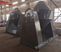 China Industrial Double Cone Rotary Vacuum Dryer Machine For Seasoning Powder for sale