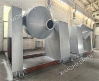 China Flour Powder Laboratory Equipment Grain Double Cone Rotary Vacuum Dryer for sale