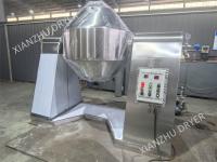 China Talcum Powder Rotary Double Cone Vacuum Dryer For Mineral Powder Drying for sale