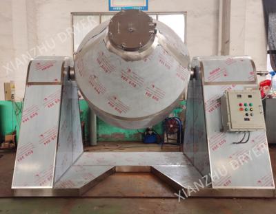 China Glucose Powder Rotary Double Cone Vacuum Dryer Batch Drying Machine for sale