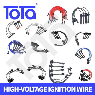China Accessory automotive high-voltage wires, damping wires, ignition wires, distributor wires, P96497773, P9625643 for sale