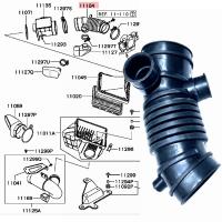 China MR431975 MN153438 is applicable to the intake hoses of Mitsubishi Montero Pajero models K96W and K86W. for sale