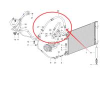 China Applicable to Chevrolet Cruze - 1.6 and 1.8 model car air conditioning compressor condenser hose, cold and hot pressure lines for sale