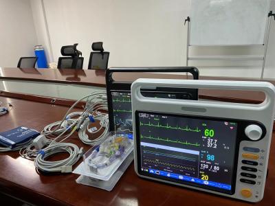 China Clinic Hospital Portable Patient Monitor Modular 12.1 Inch With ECG SPO2 for sale