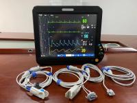 China Multilingual Vital Parameter Monitor , Hospital Vitals Machine 15 Inch For Adult for sale