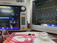 China ICU Cardiac Neonate Patient Monitor With 3 Leads ECG NIBP SPO2 for sale