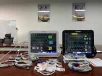 China Medical Veterinary Multiparameter Monitor With 2Temp SPO2 ECG for sale
