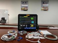 China Multilingual Veterinary Multiparameter Monitor 15 Inch With EtCO2 CMS Touch for sale