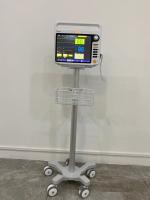China Aviation Aluminum Matieral Portable Medical Monitor Trolley With 3 Inch Silent Wheels for sale
