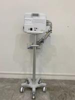 China ICU Aviation Aluminum Matieral Patient Monitor Trolley With 3 Inch Silent Wheels for sale