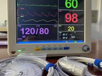 China High Accuracy Portable Multi Parameter Patient Monitor With 12.1 Inch TFT LCD Screen for sale