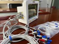 China 8.4 Inch TFT LCD Veterinary Multi Parameter Monitor With EtCO2 ECG SPO2 NIBP Temp for sale
