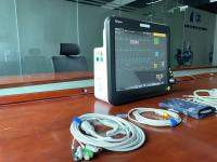 China 15 inch multi parameter cardiac patient monitors with HL7 compatible function, applied for OR/OT, ICU, CCU, general ward for sale
