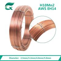 China Submerged Arc Welding Wire EH14 H10Mn2 2.5mm/3.2mm/4.0mm/5.0mm Diameter for sale