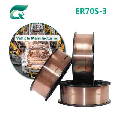 China ER70S-3 Carbon Steel MIG Welding Wire 0.8mm-2.0mm Copper Coated for sale