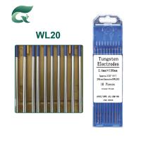 China Blue WL20 Lanthanum Tungsten Electrode 4mm Diameter for sale
