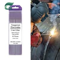 China Purple WES Compound Tungsten Tig Welding Electrode 3mm for sale