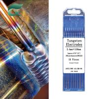 China Blue WL20 Lanthanum Tungsten Electrode 4mm Diameter for sale