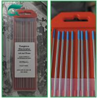 China Blue WL20 Lanthanum Tungsten Electrode 4mm Diameter for sale