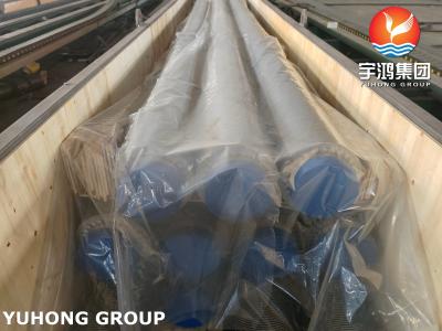 China ASTM A312 Austenitic Stainless Steel TP347H HFW Solid Fin Tube For HRSG System for sale