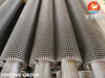 China ASME SA192 Carbon Steel Serrated Type Welding Finned Tubular For Heating Pipe for sale