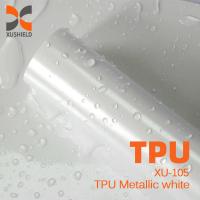 China TPU Metallic white TPU colored PPF Film Self healing Grey Wrap Paint Protection Film for sale
