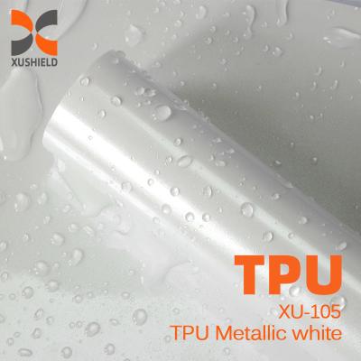 China TPU Metallic white TPU colored PPF Film Self healing Grey Wrap Paint Protection Film for sale