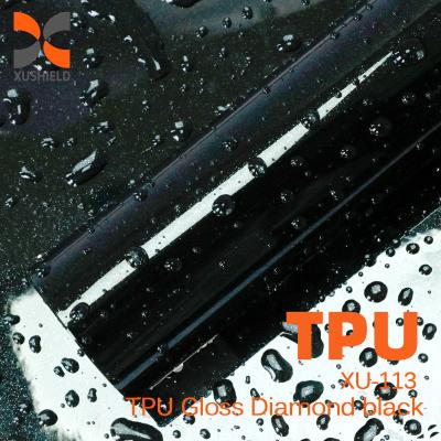 China TPU Gloss Diamond black 5 Years Warranty 6Mil High Quality Gloss Matte PPF TPU Self Healing Car Paint Protection Film for sale