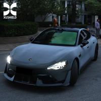 China Custom USA Quality Global Lowest White turns black Price TPU PPF Film Car Protection Film Car Wrap Solar eclipse black for sale