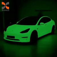 China TPU PPF fluorescence Colour Car Paint Protective Film Auto Repaired TPU Self Healing Gloss PPF TPU photochromism luminescence for sale