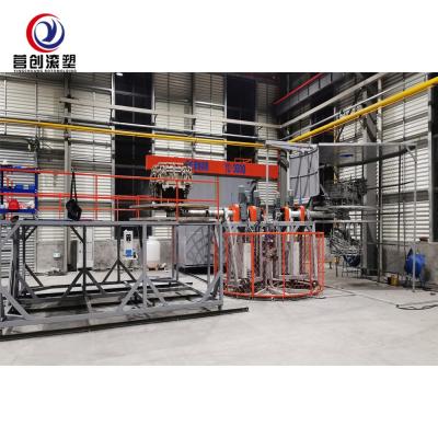 China 3-Arm 4-Station Rotational Molding Machine with Siemens S7-1200 Control and Riello Burner for sale