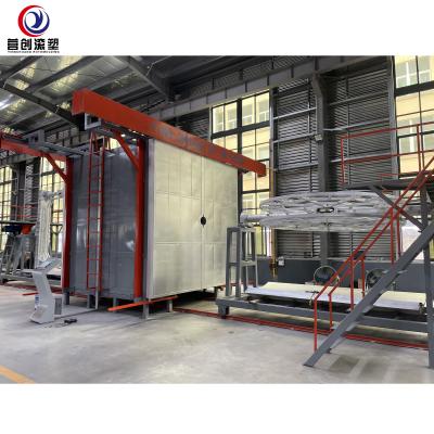 China Two-Station Electric Rotary Molding Machine for Water Tanks - 150L to 50000L Capacity Range with Siemens PLC Control for sale