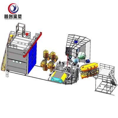China Plastic Pallets Carrousel Rotational Molding Machine For Making Water Tank for sale