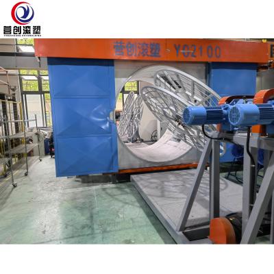 China Plastic Chairs Shuttle Rotomolding Machine / 55kw Rotomolding Equipment for sale