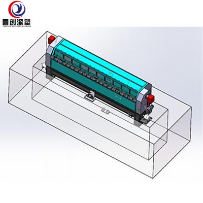 China Horizontal Rocking Oven Rotational Casting Machine for Kayak Water Drinker 1000L-50000L for sale