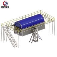 China Delta PLC Control Rock And Roll Rotomoulding Machines For Manufacturing Plant for sale