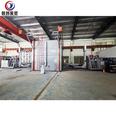China YINGCHUANG Shuttle Rotomolding Machine 50000L Max Product Volume PLC Automatic for sale