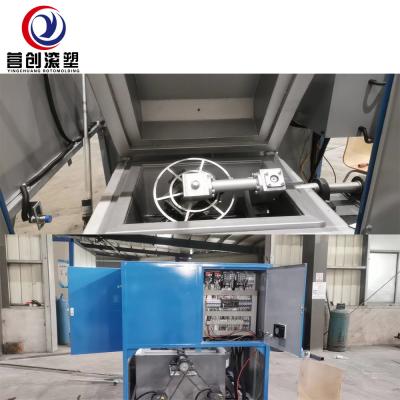 China Electric Heating Fully Automatic Roto Moulding Machine with 1600x1600mm Oven Size, 30-65KW Power Options for sale
